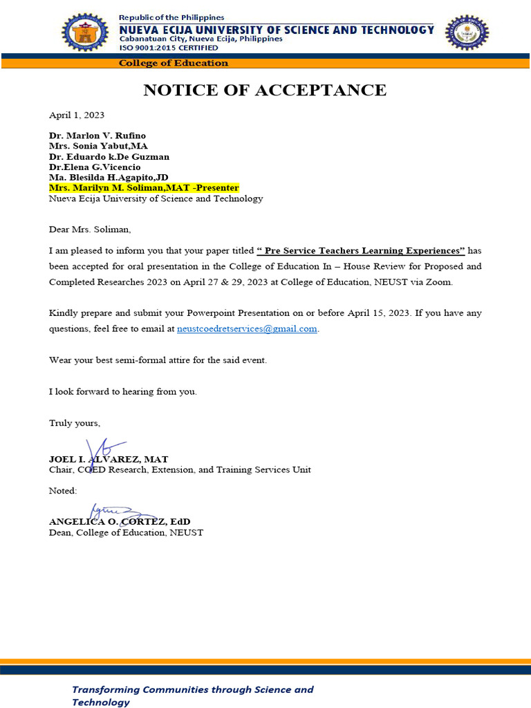 Letter-of-Acceptance Btled | PDF