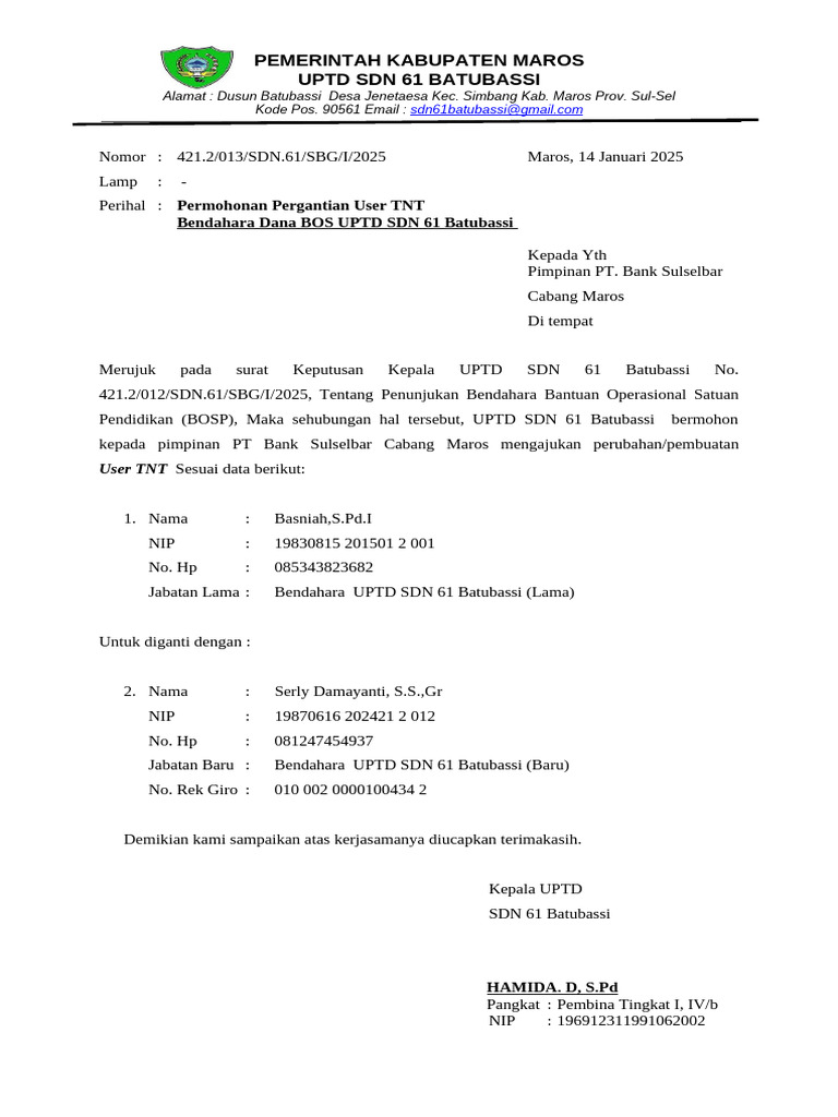 Permohonan TNT 2024 | PDF