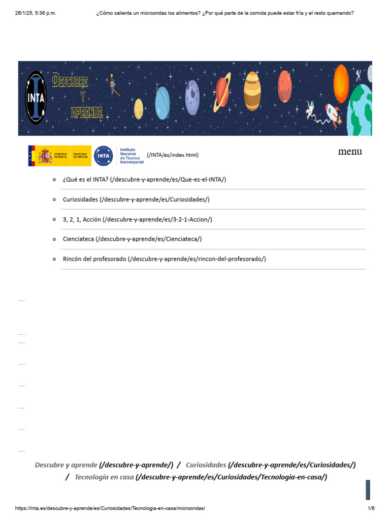 ¿Cómo Calienta Un Microondas Los Alimentos - ¿Por Qué Parte de La Comida Puede Estar Fría y El ...