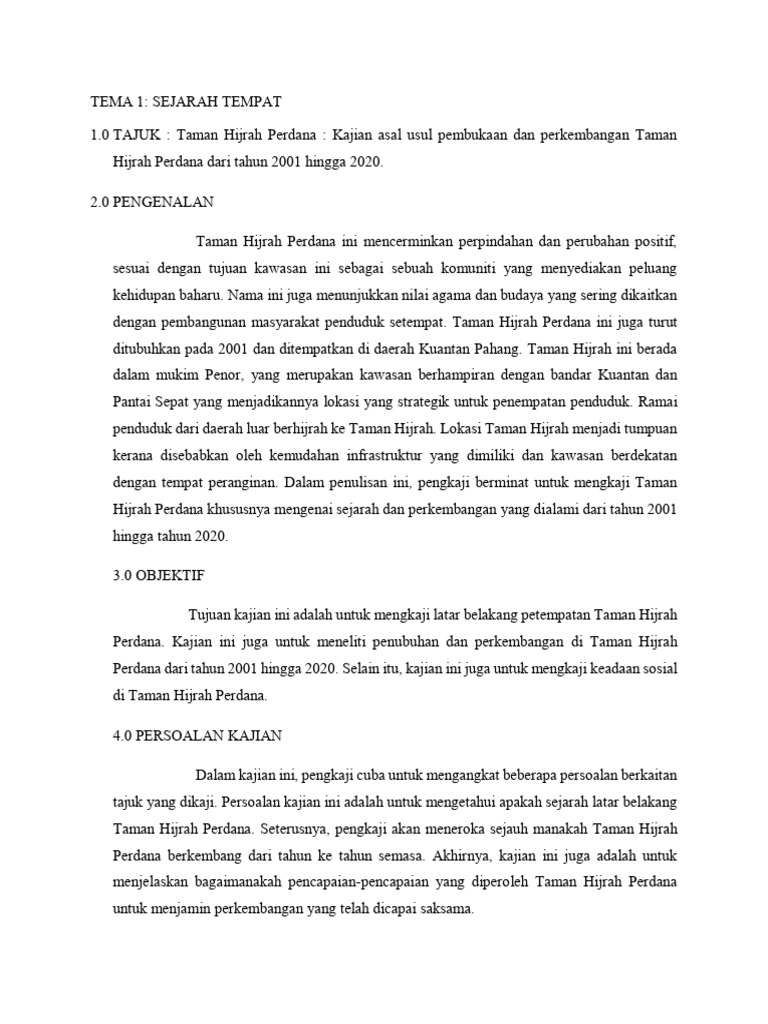 Proposal Sejarah PDF | PDF