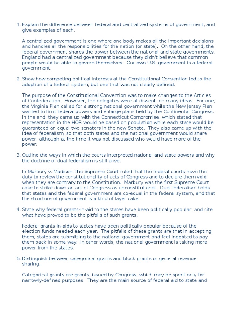 AP Gov Online Journal | PDF | United States Constitution | Federalism