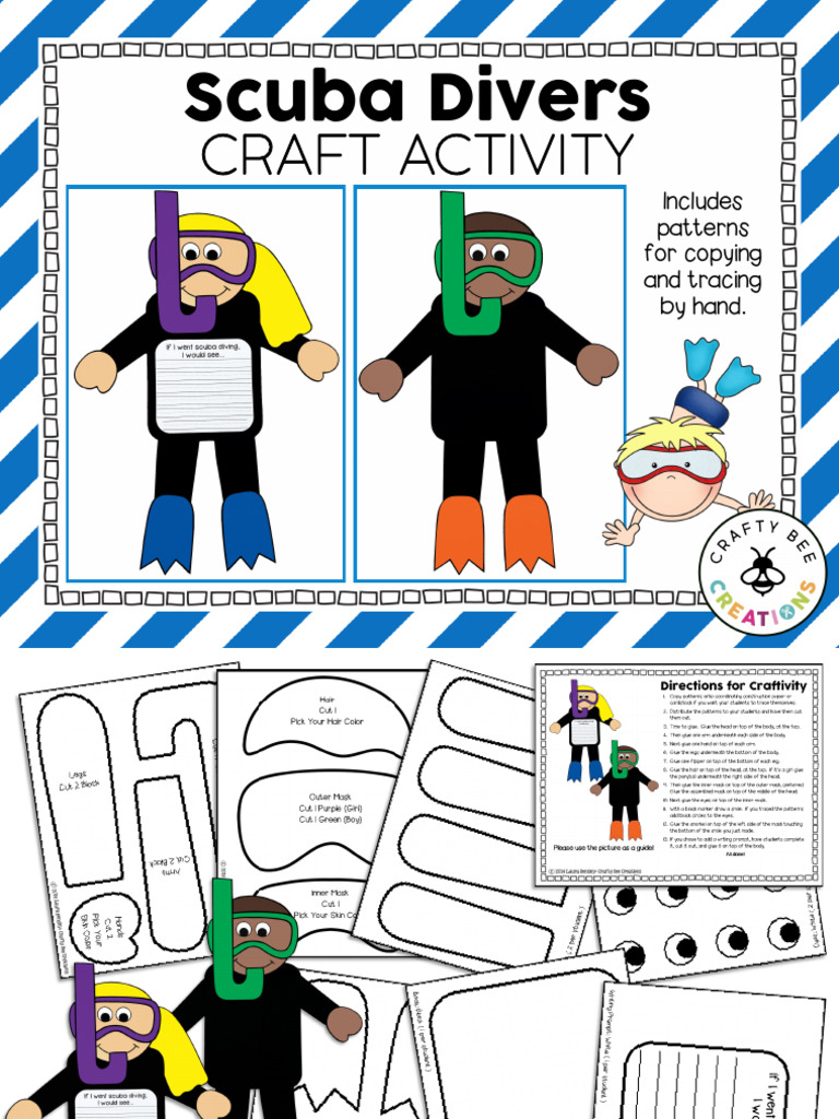 Scuba Diver Craft Preview | PDF