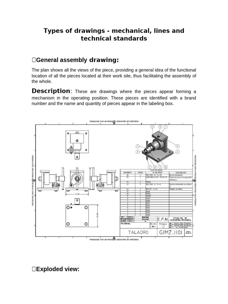 Understanding Mechanical Plans | PDF | Geometry
