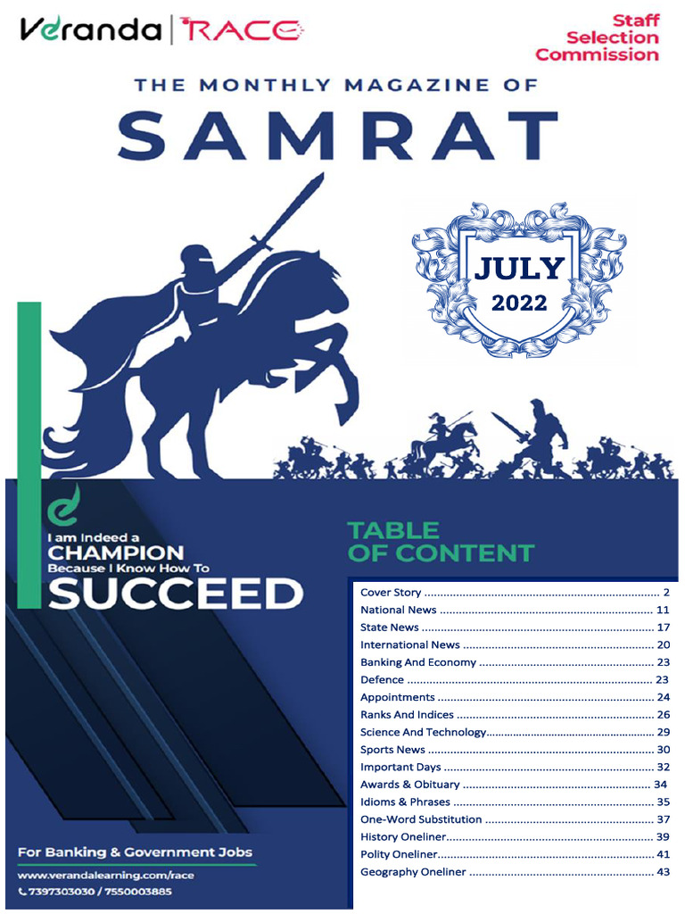 July Samrat | PDF | Voting | Bharatiya Janata Party