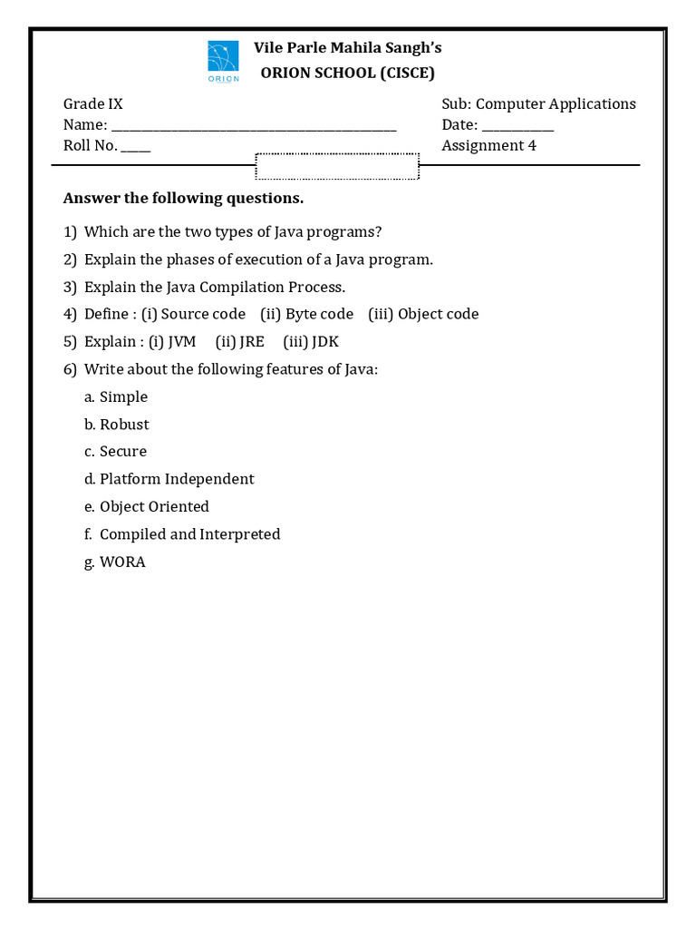 Asgn4 - CH 2. Introduction To Java | PDF