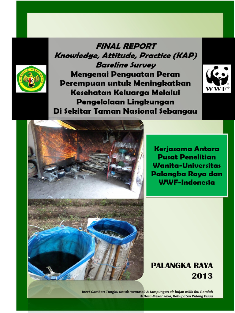 Final Report Knowledge, Attitude, Practice (KAP) Baseline Survey | PDF