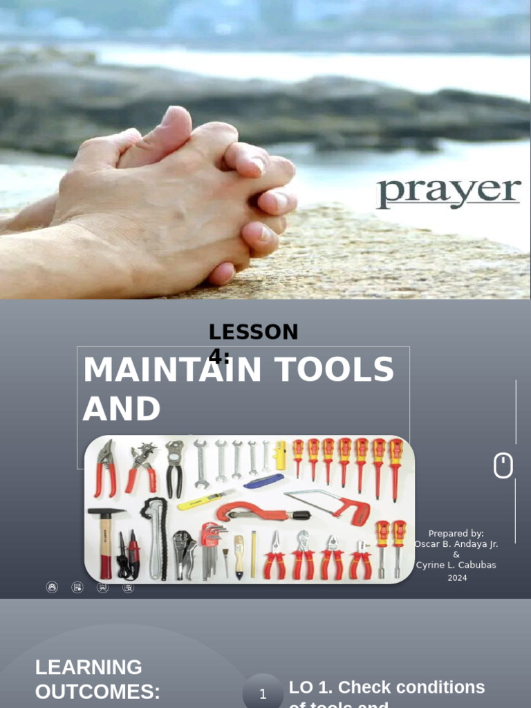 Maintaining Tools and Equipment Safely | PDF | Drill | Personal ...