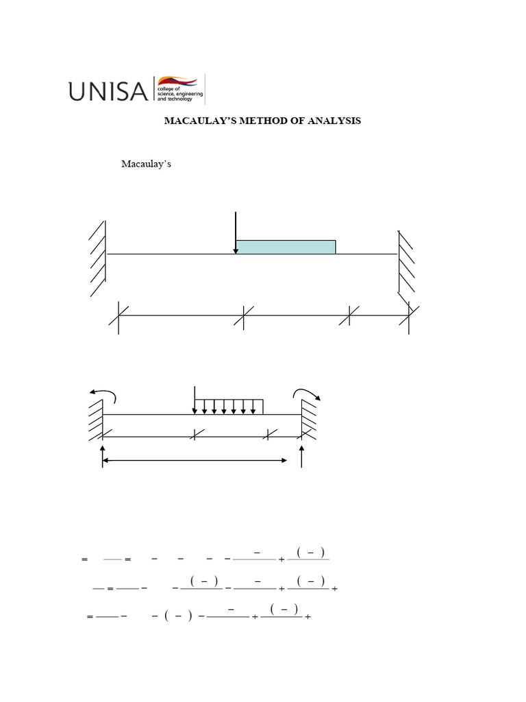 Macaulays Method Exercises Y2024 | PDF | Bending | Solid Mechanics