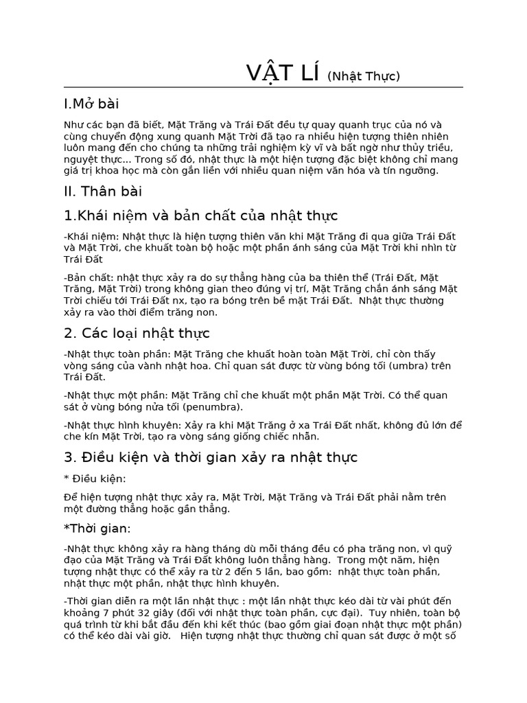 Nhat Thuc V Lí | PDF