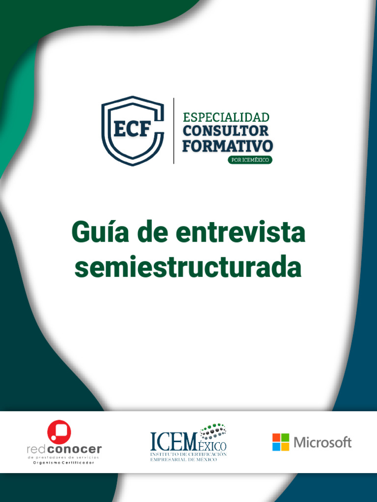 Materia Exclusivo Guía de Entrevista Semiestructurada | PDF