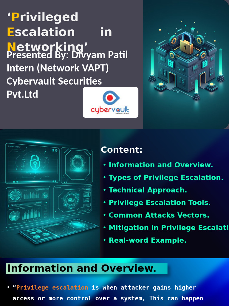 Divyam PPT Presenetation | PDF | Security Engineering | Information Technology Management