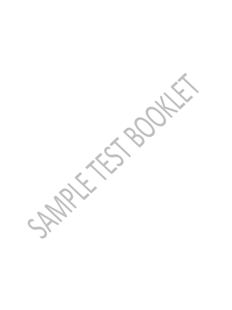 B2 Sample Test Booklet English | PDF | Diagnostic And Statistical ...