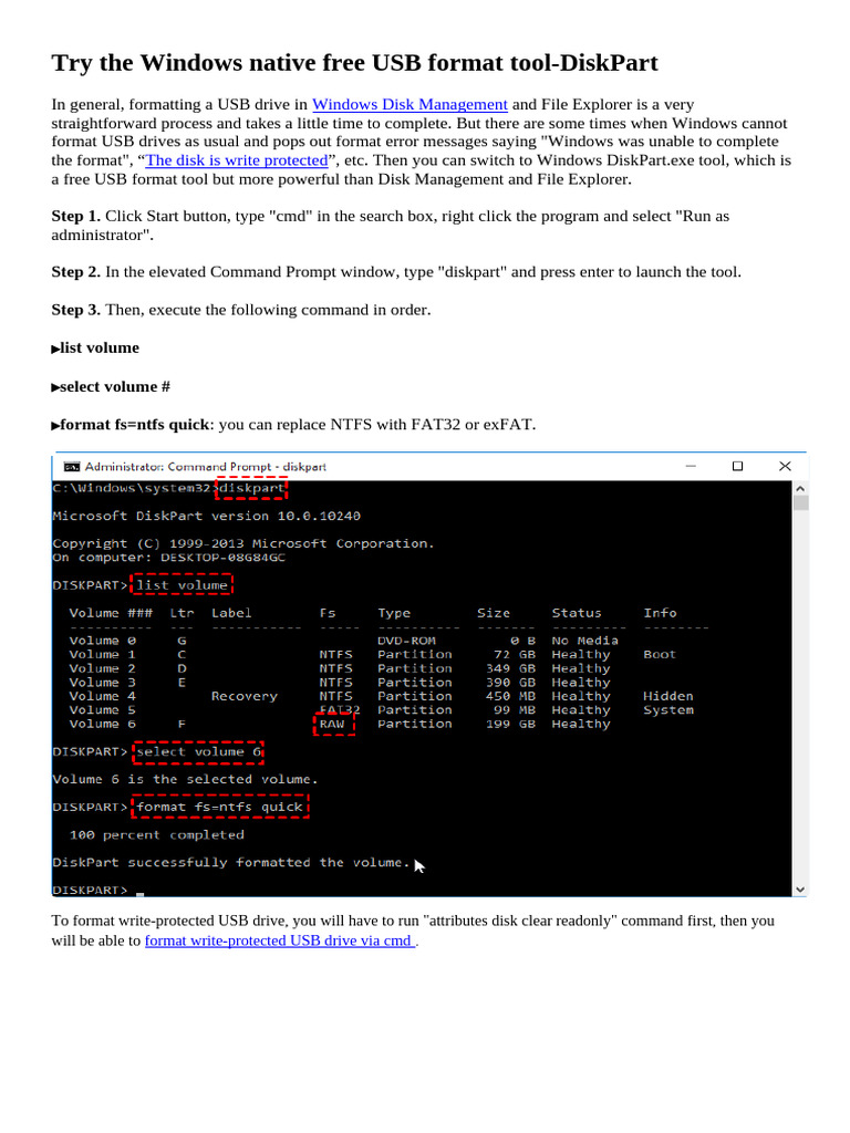 USB Format Tool | PDF