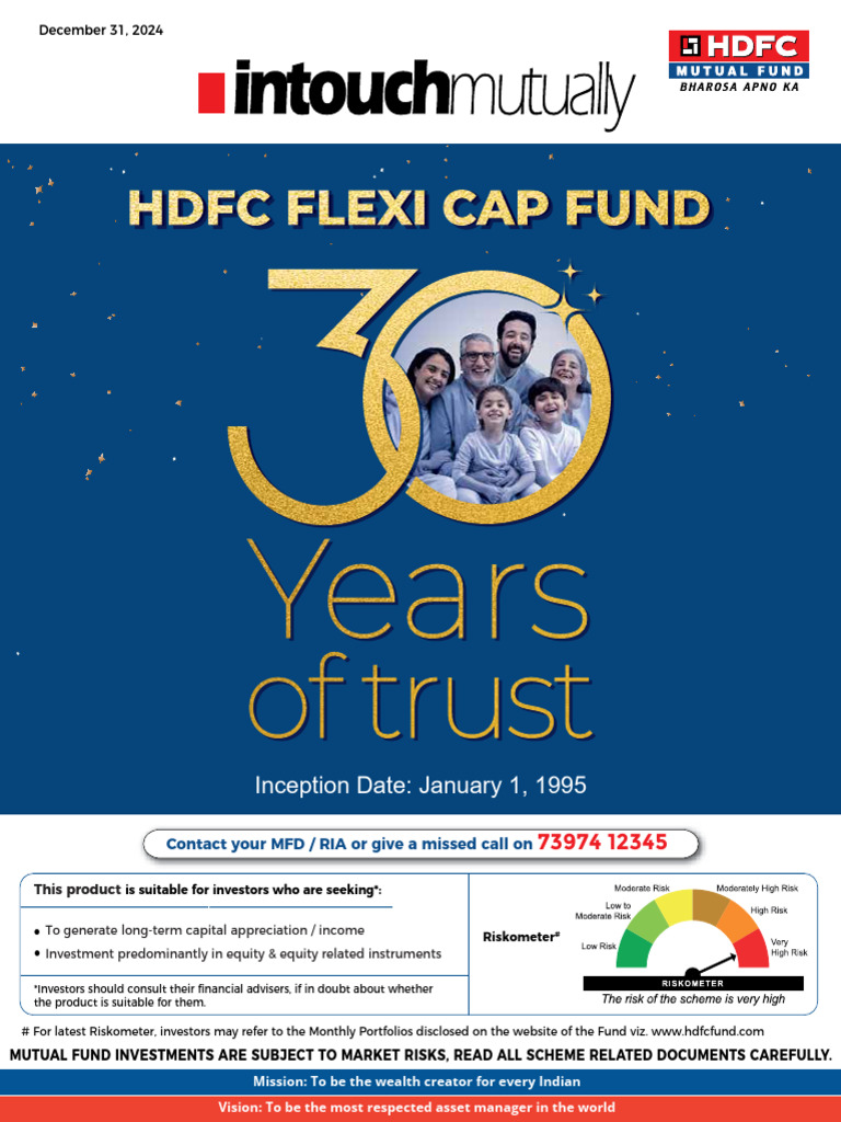 HDFC MF | PDF | Investment Fund | Mutual Funds