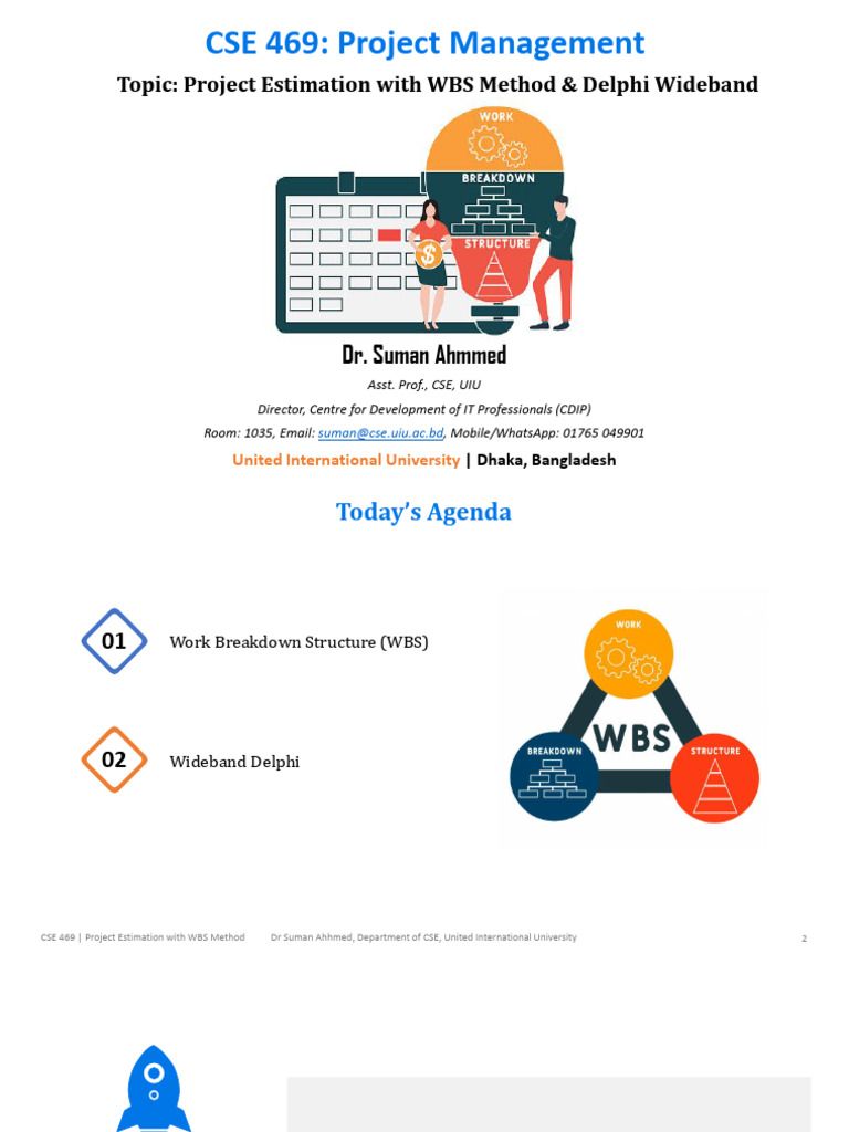 Project Estimation With WBS Method & Delphi Wideband | PDF