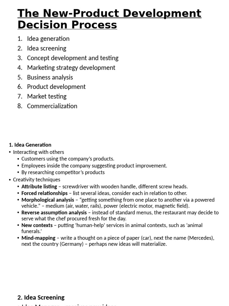 New-Product Development Process Guide | PDF | Behavior | Brand