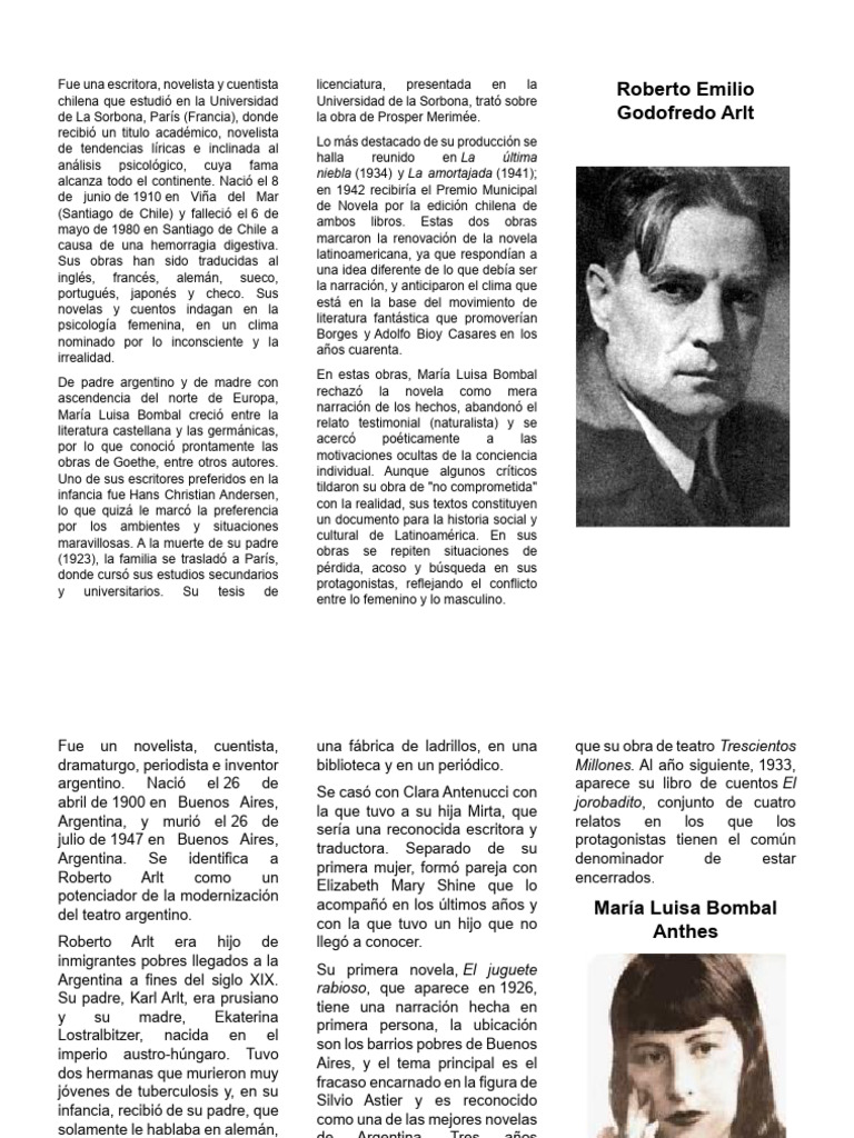 Roberto Emilio Godofredo Arlt | PDF