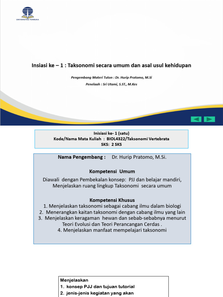 Taksonomi Vertebrata: Konsep dan Manfaat | PDF