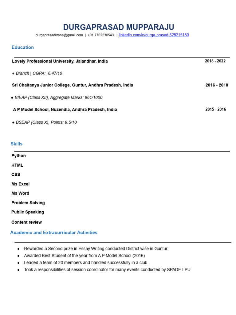 Durgaprasad__Mupparaju | PDF