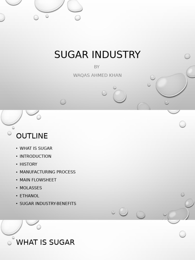 Sugar Industry | PDF | Sugarcane | Sugar