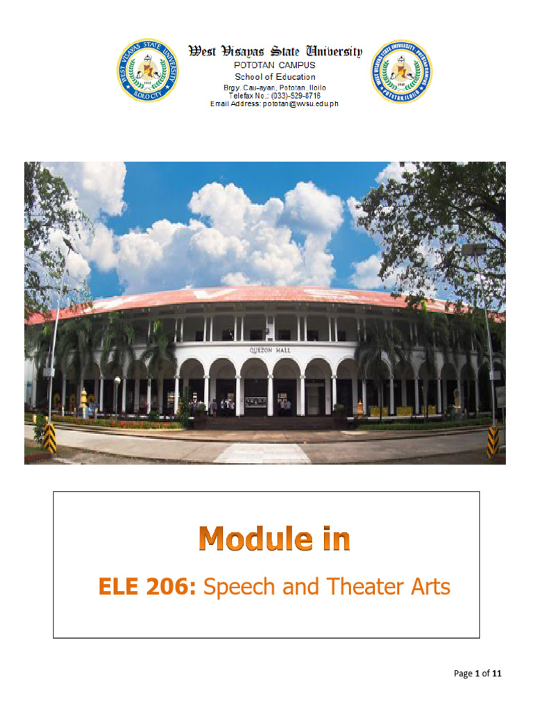 Module-Unit-4-ELE-206 | PDF | Learning | Theatre