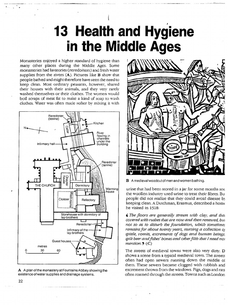 Health & Hygiene in The Middle Ages | PDF