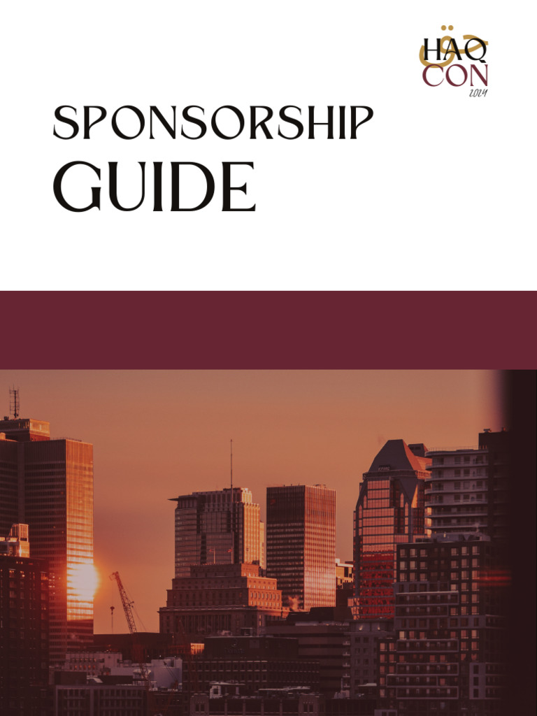 Sponsorship Guide | PDF