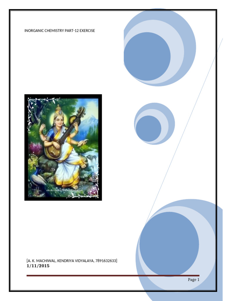 solid state exercise | PDF | Crystal Structure | Ion