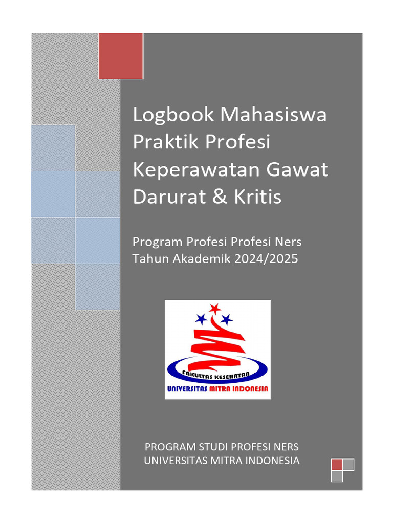Logbook Stase KGD Ners TA. 2024-2025 | PDF