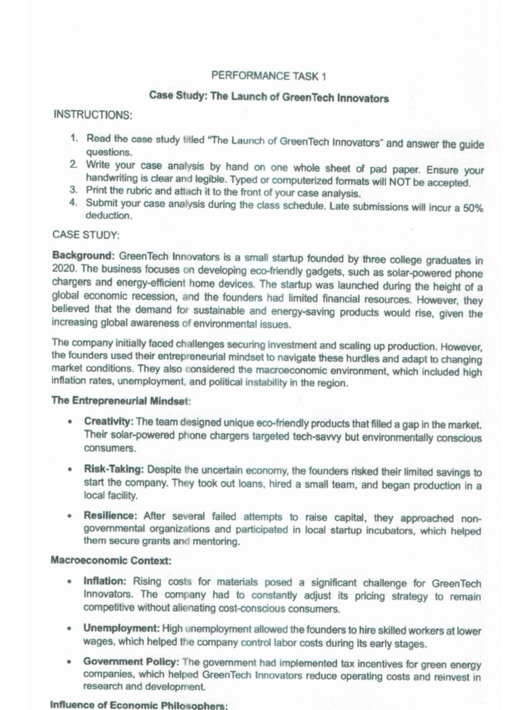 SOCSC12 Performance Task 1 | PDF