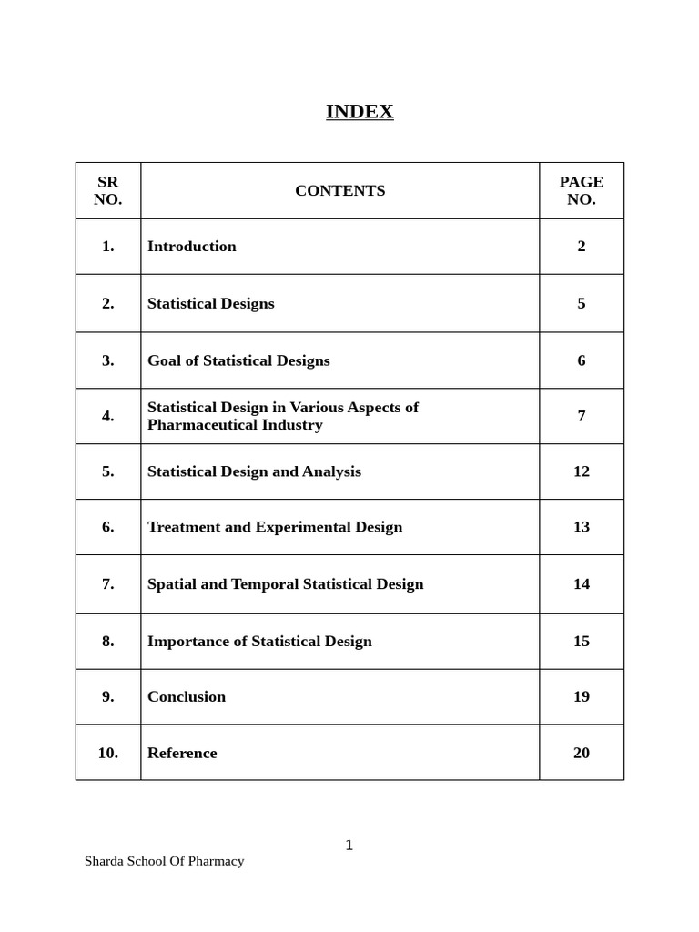 Statistical Design | PDF | Statistics | Clinical Trial
