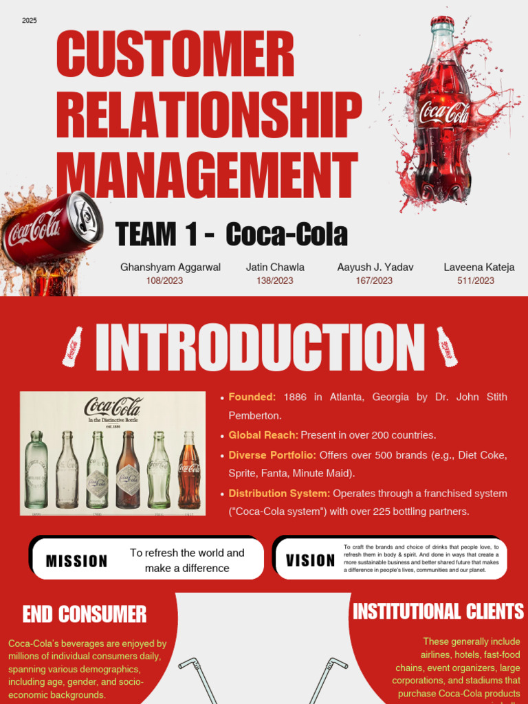 Customer Relationship Management | PDF | Customer Relationship Management | Coca Cola