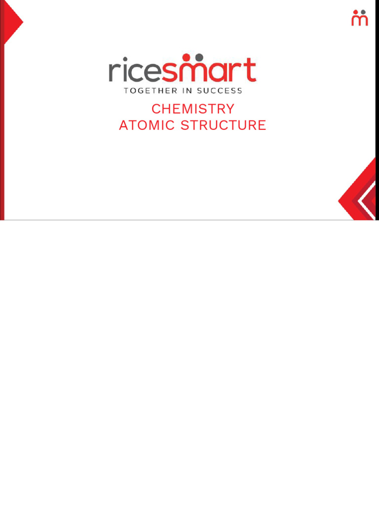 Sm 1 Atomic Structure Pdf Atoms Atomic Nucleus