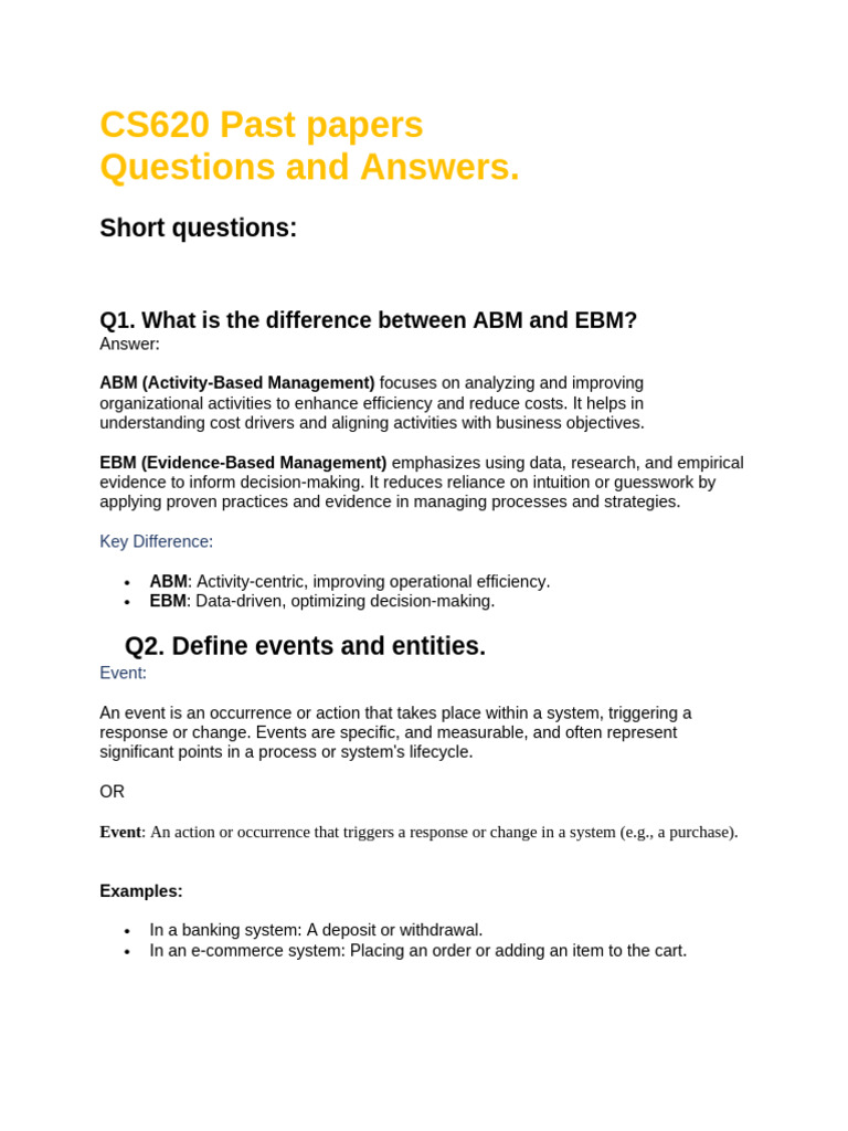 CS620 Past Papers | PDF | Simulation | System