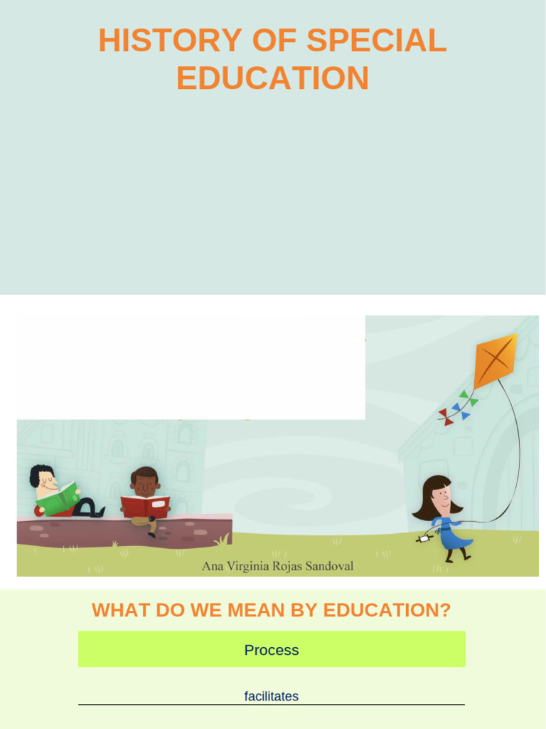 History of Special Education | PDF | Special Education | Disability