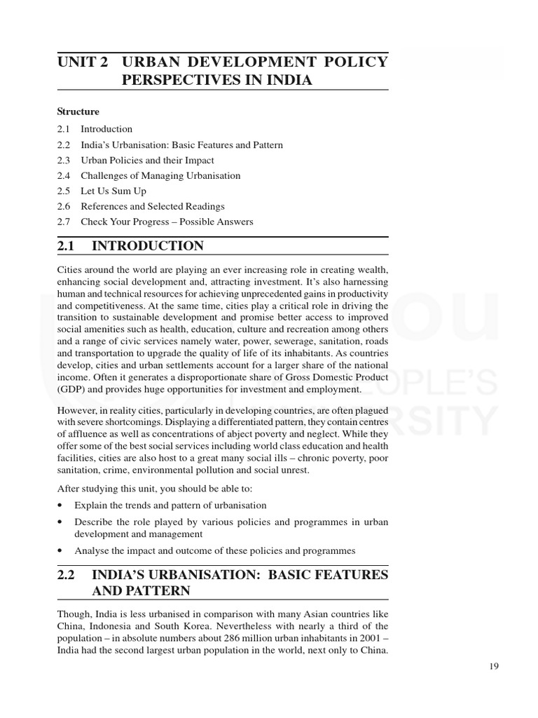Land u 2 | PDF | Urbanization | Poverty