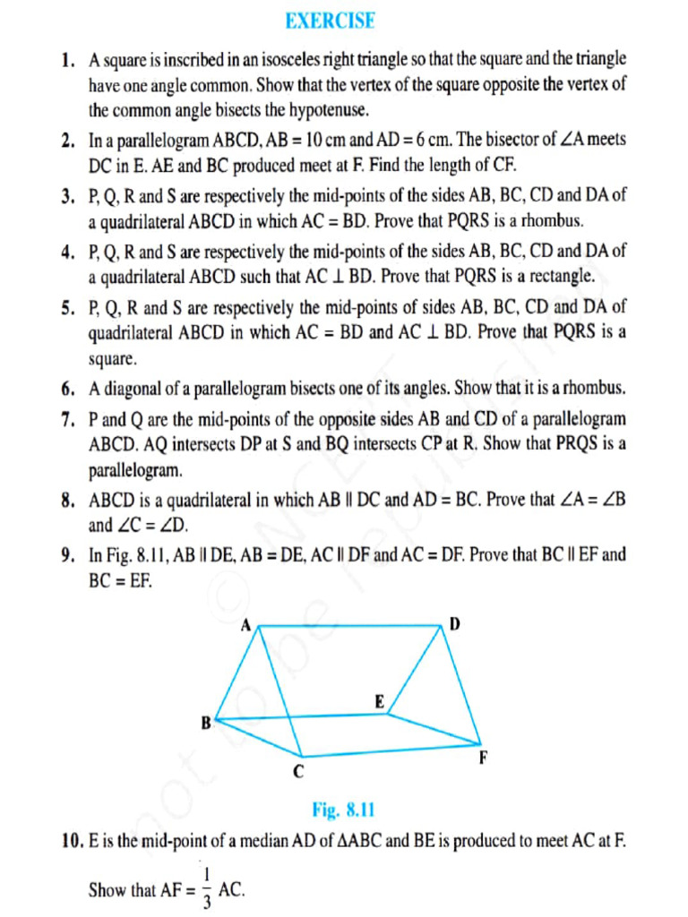 Revision Worksheet On Quadrilateral and Circles | PDF | Euclidean Plane ...