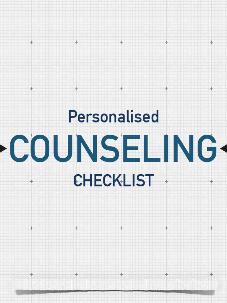 Personalized Counseling Checklist | PDF | Informed Consent | Medical ...