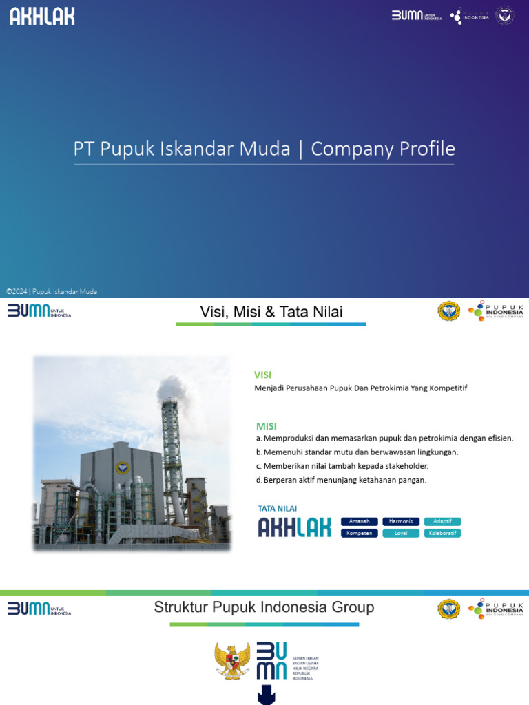 2024 - 08 - 07 - Profil Perusahaan PT PIM (Final) | PDF