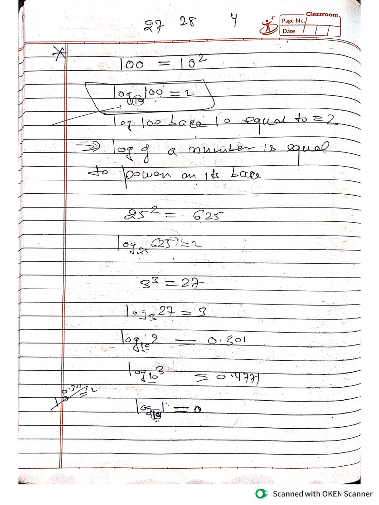 Log and Antilog | PDF