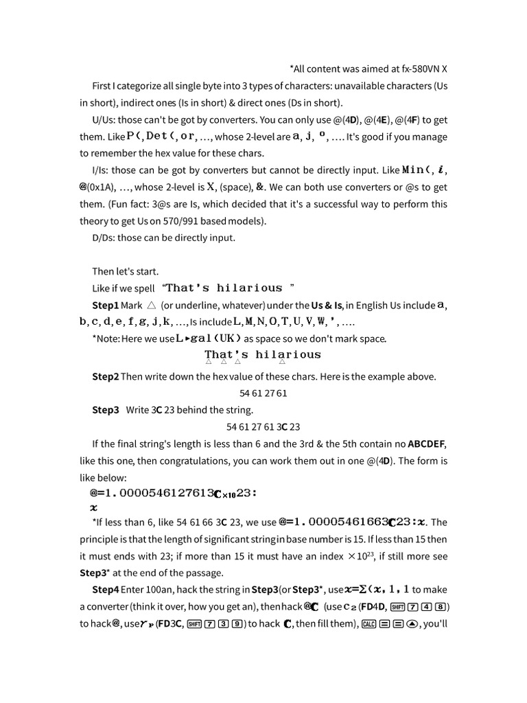 Advanced Hex Encoding Guide | PDF