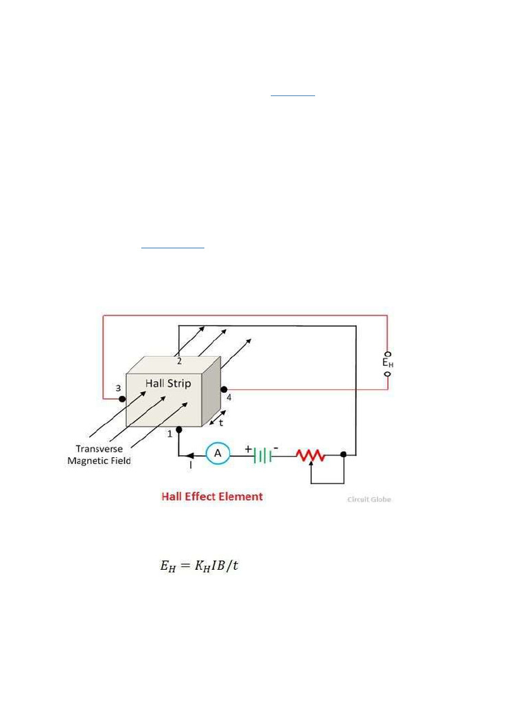 Hall Effect Transducer | PDF | Magnetic Field | Magnetism