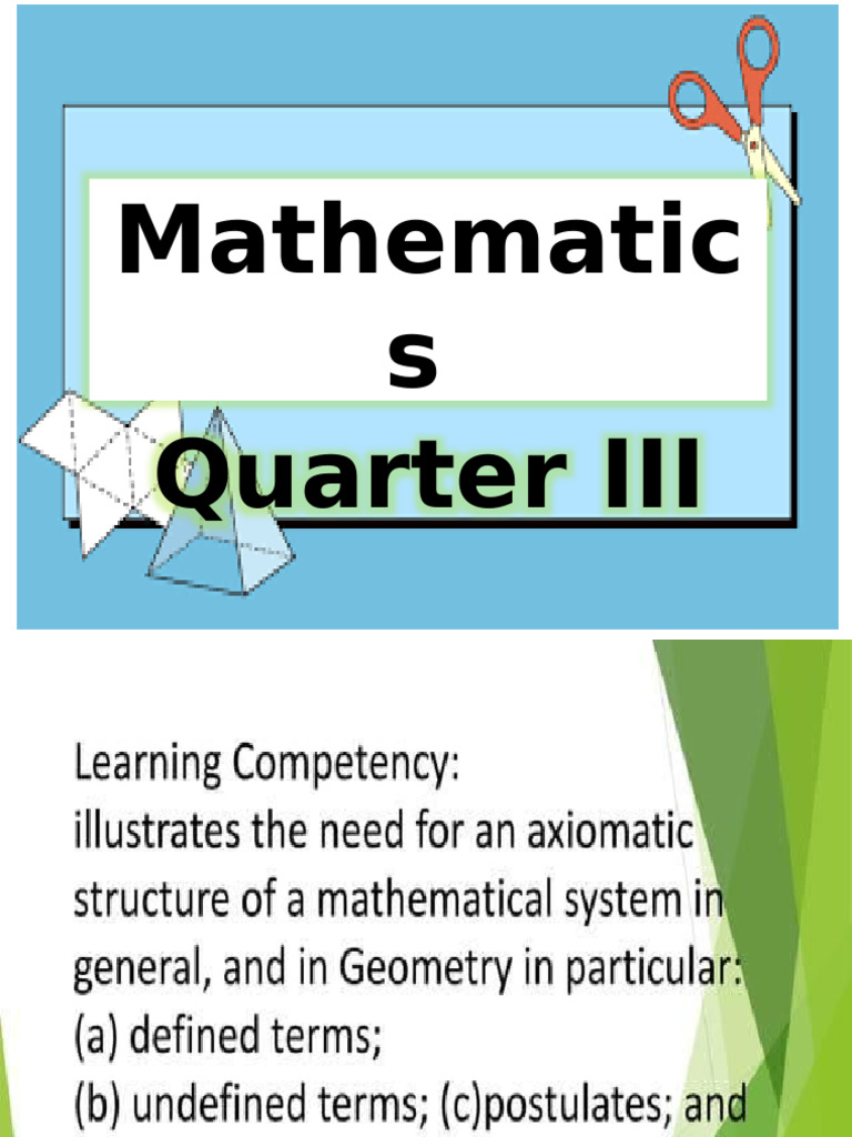 Math 8 3RD Quarter | PDF