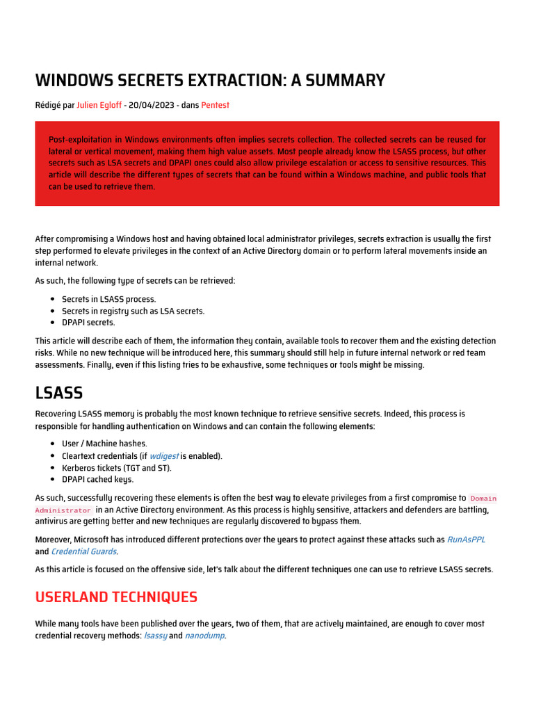 Win_sec_extr | PDF | Windows Registry | Computing