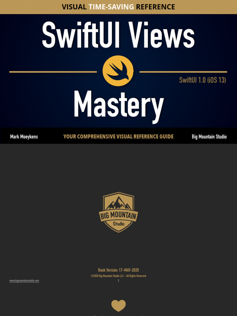 SwiftUI Views Mastery - iOS13 (Mark Moeykens) (Z-Library) | PDF | Swift (Programming Language ...