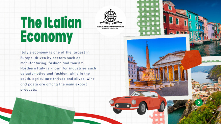 Italy Introduction Presentation in Red and Green Informative Style | PDF