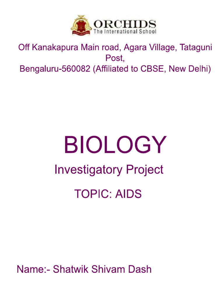 Bio Project SSD | PDF