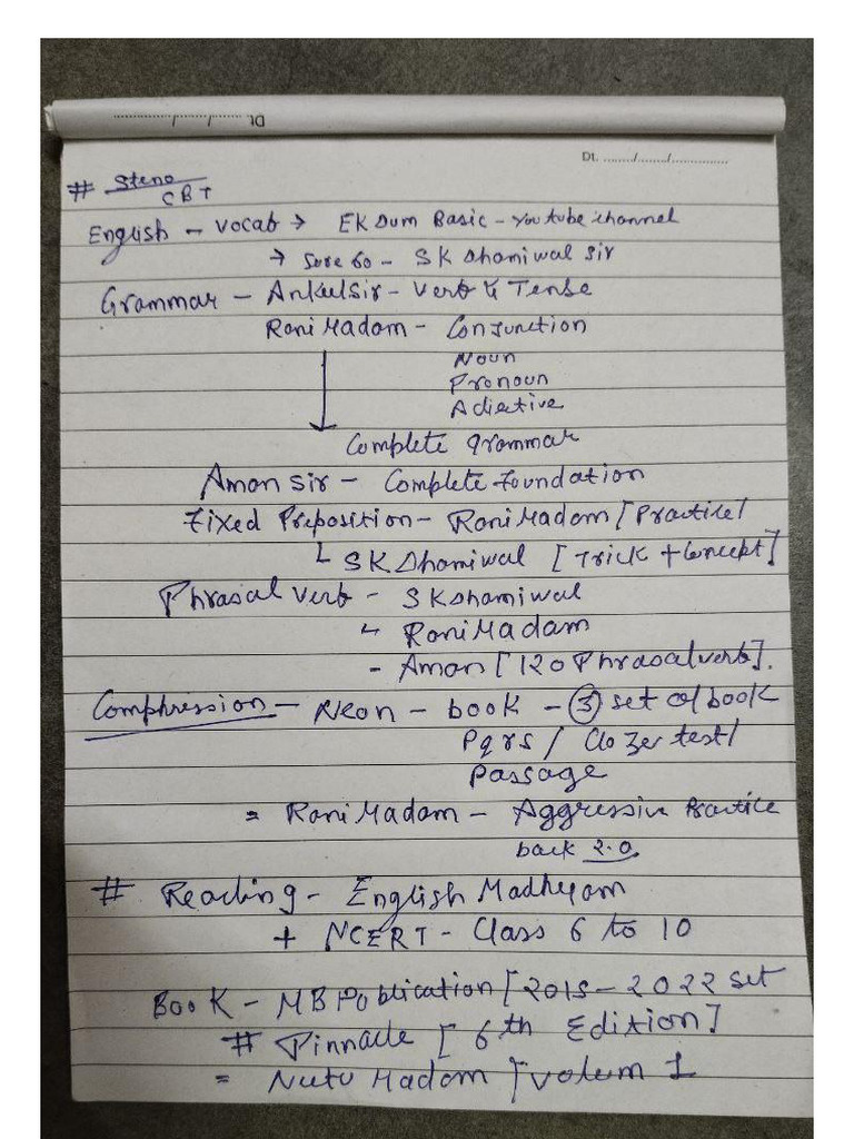 Preparation - Steno Cbt | PDF