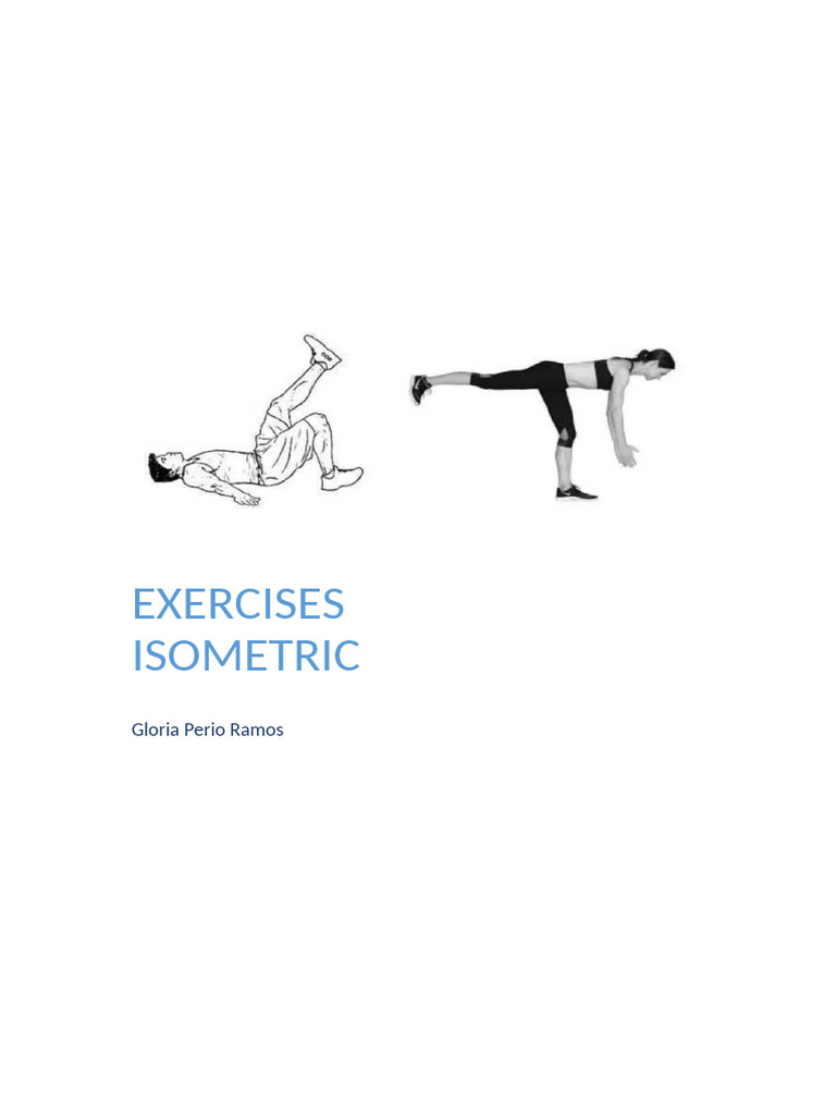 ISOMETRIC EXERCISES | PDF | Strength Training | Physical Exercise