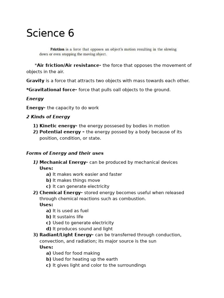 Understanding Forces and Energy Types | PDF